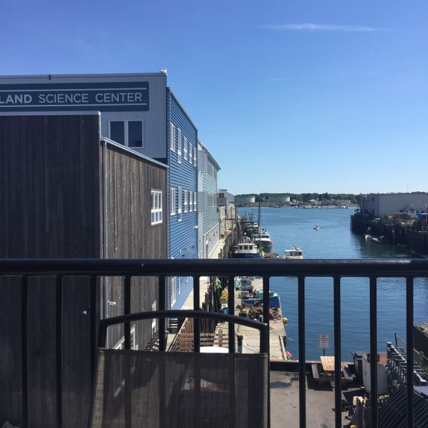 Outside Dining at the Dry Dock on Commercial Street in Portland ...